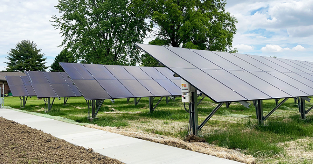 LLCC solar array delivering major energy savings | Lincoln Land ...